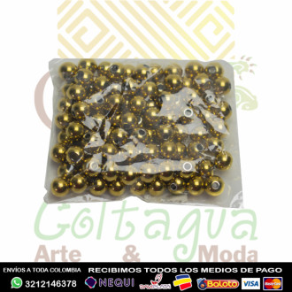 Unidad Balín Metálico Dorado